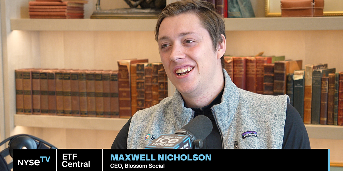 ETF Central: Blossom Social Founder & CEO Maxwell Nicholson